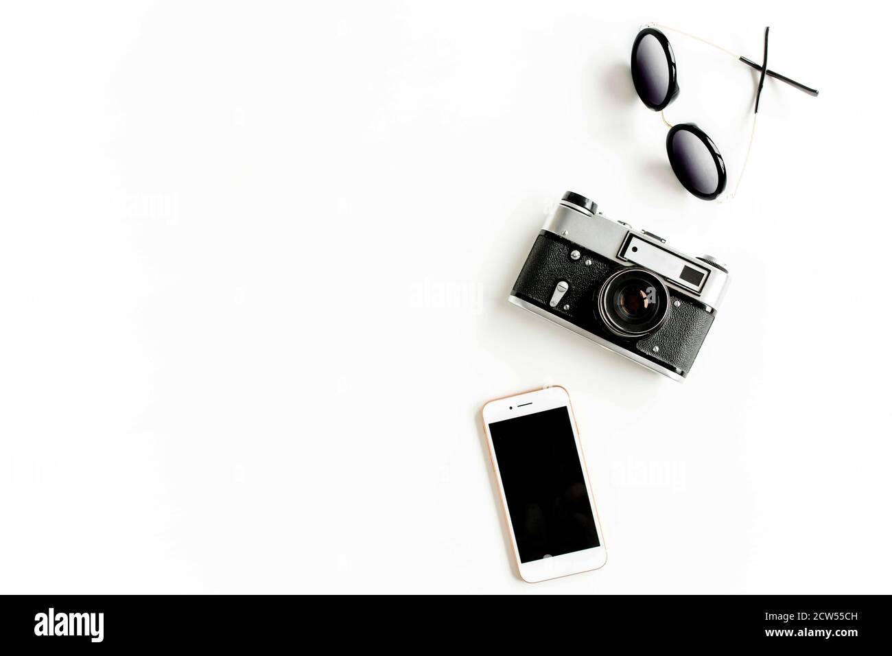 Passport plane hat sunglasses Cut Out Stock Images & Pictures - Alamy