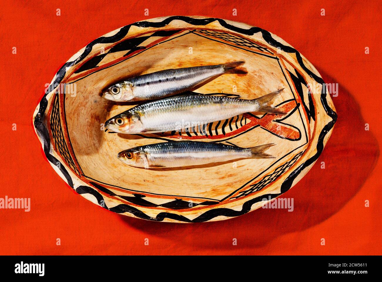 Fresh fish of European pilchard -sardines Stock Photo - Alamy
