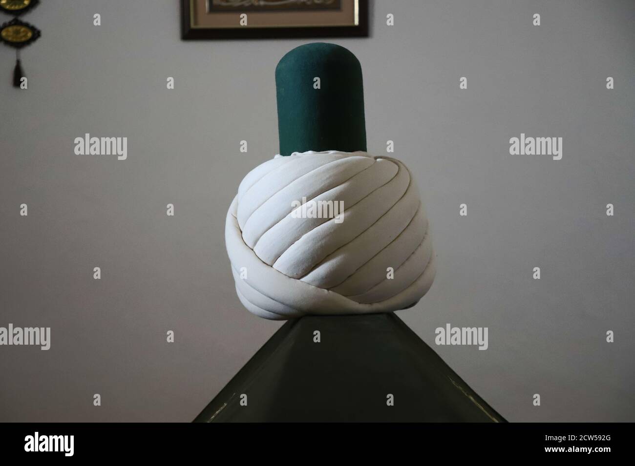 Nallihan, Ankara/Turkey-July 26 2020: Inside view of Taptuk Emre Tomb ...