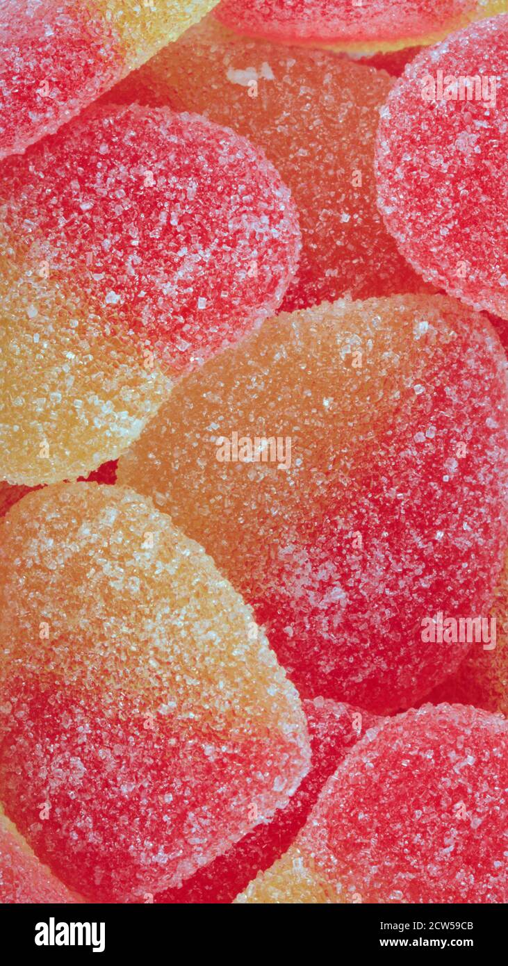 many Multicolor Fruit Jelly Stock Photo - Alamy