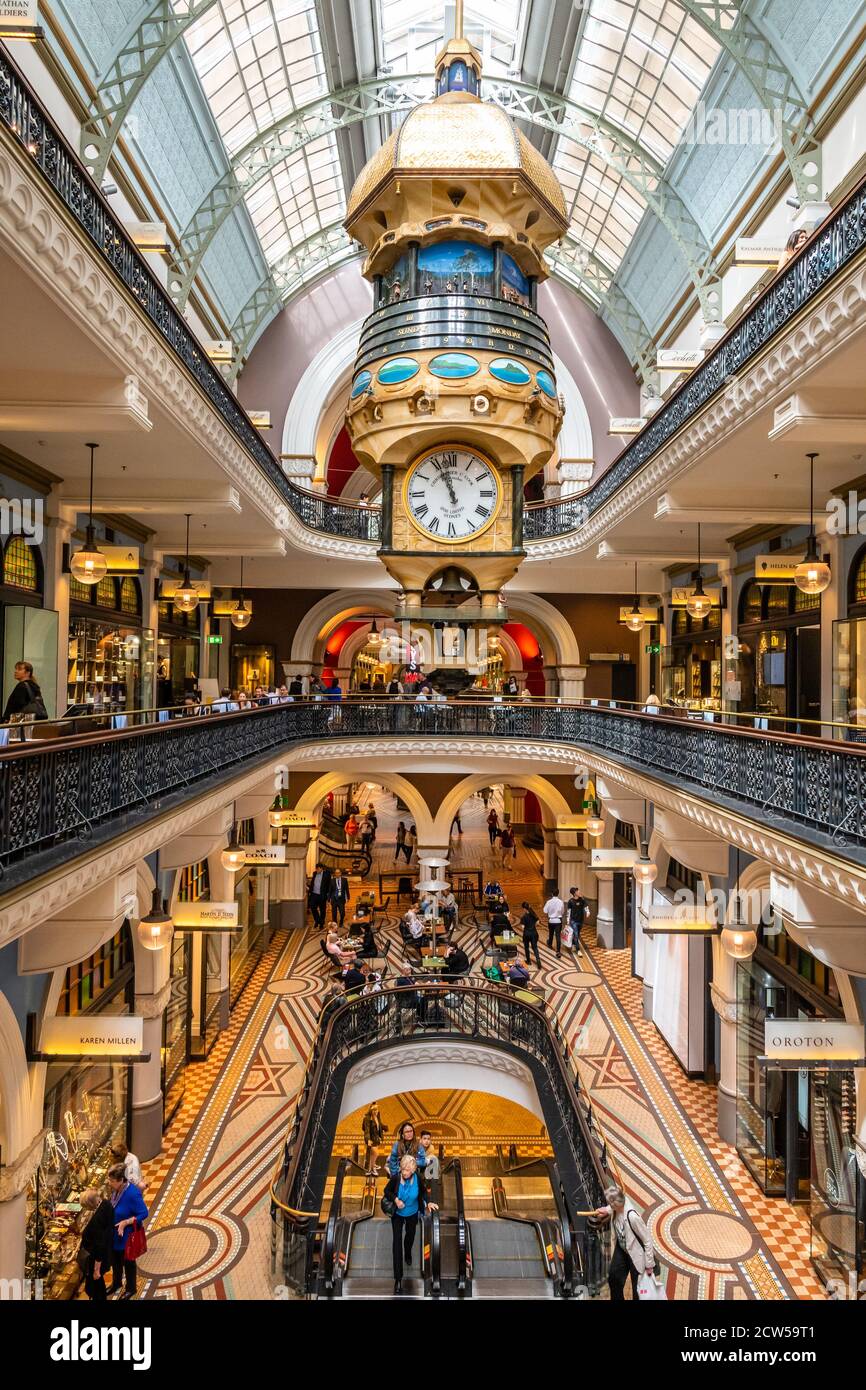 Interior queen victoria building qvb hi-res stock photography and ...