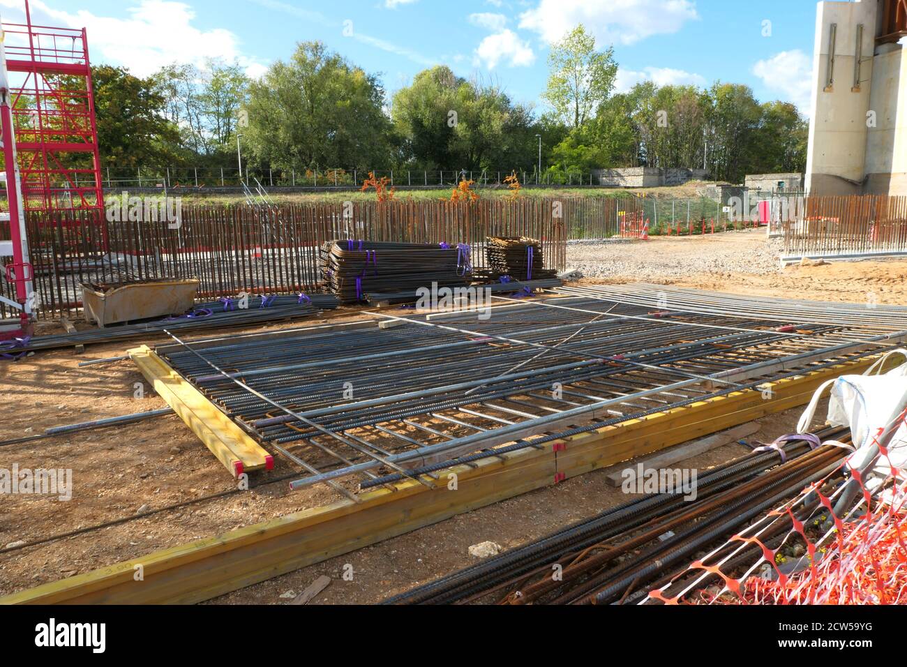 Ris orangis, France. September 26. 2020. View of the buildings of a ...