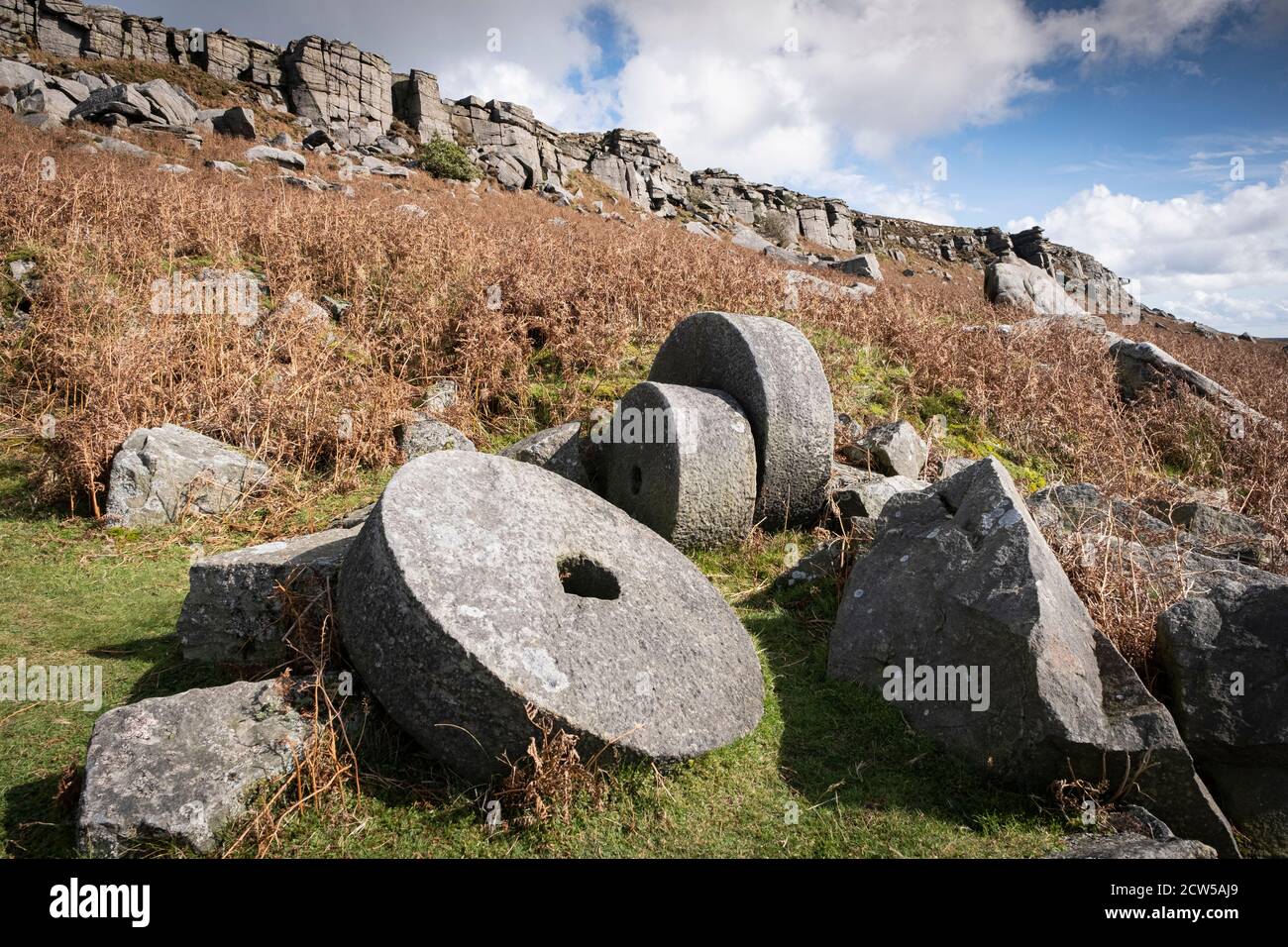 Trig point stanage edge hi-res stock photography and images - Alamy