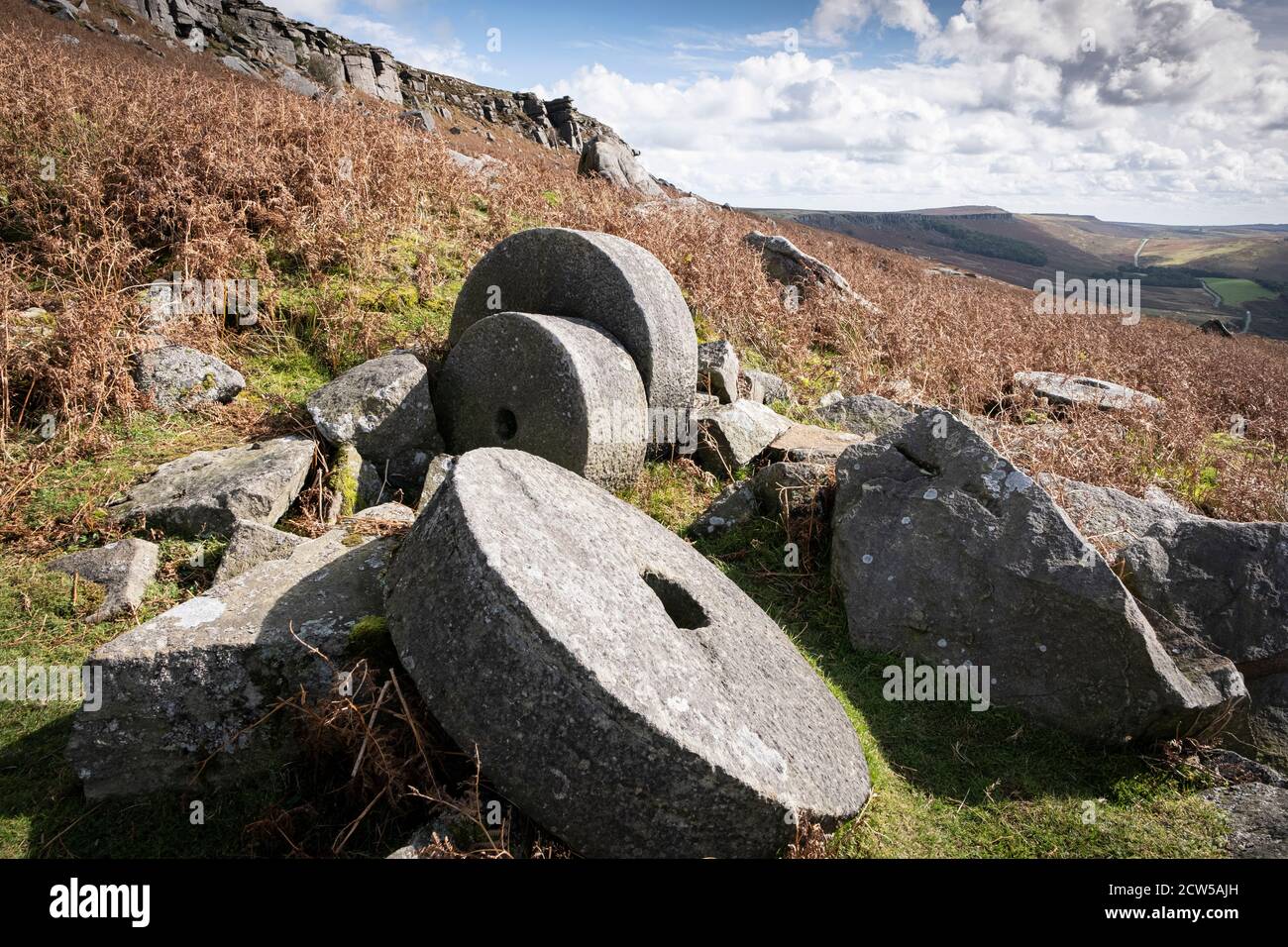 Trig point stanage edge hi-res stock photography and images - Alamy