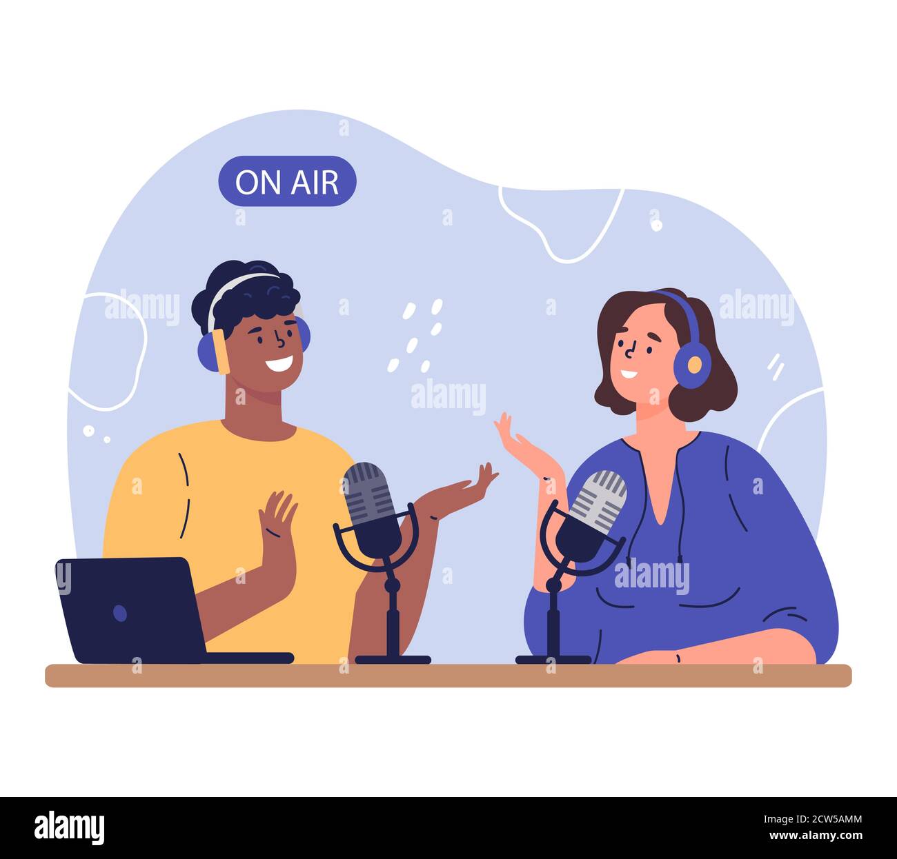 Podcast concept illustration Stock Vector Image & Art - Alamy