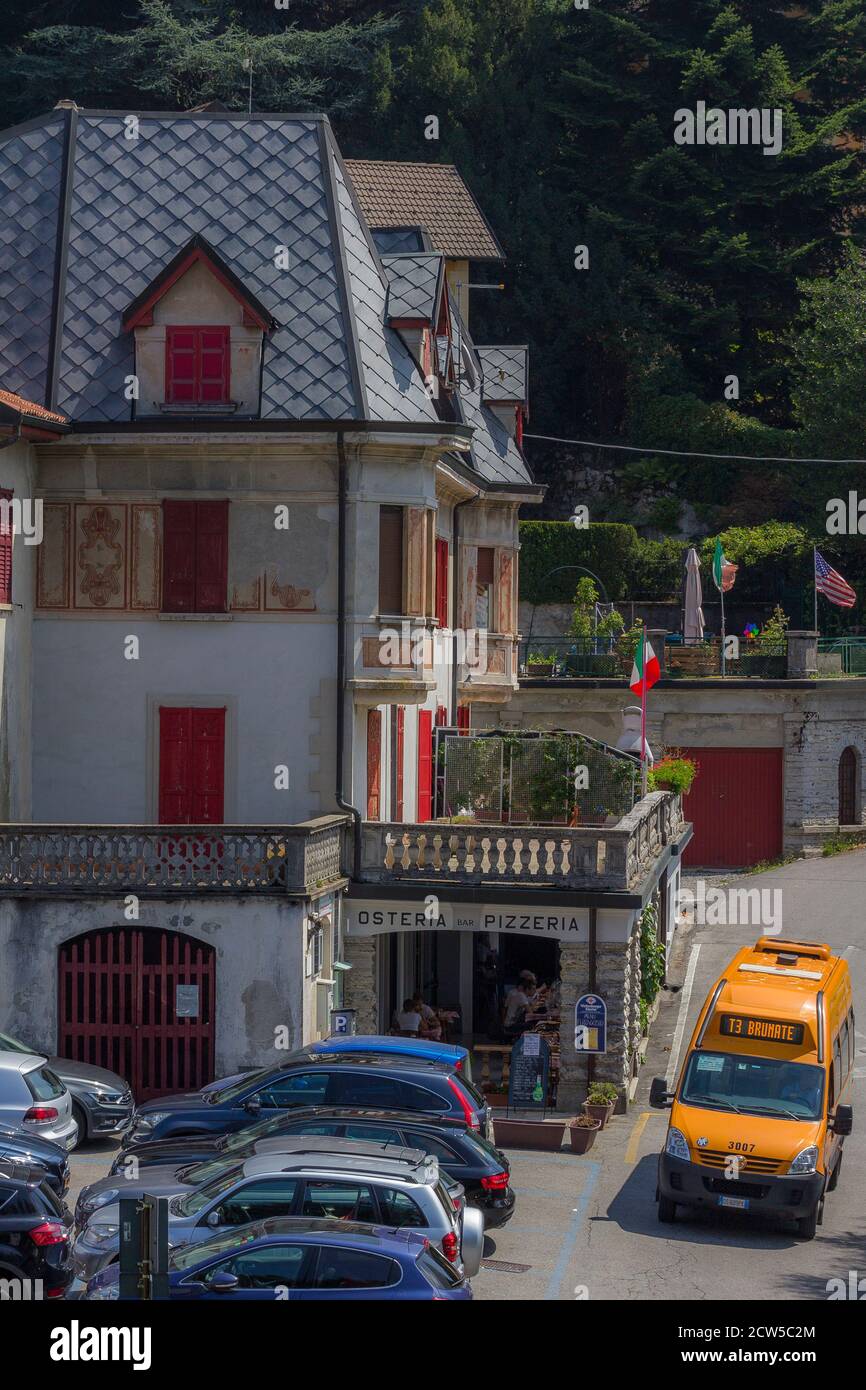 Lighthouse at brunate lake como hi-res stock photography and images - Alamy