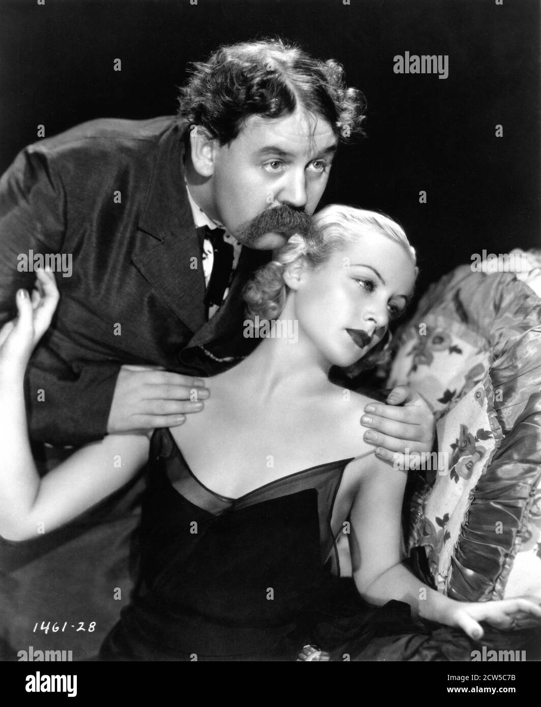 CHARLES LAUGHTON and CAROLE LOMBARD Posed Publicity Portrait for WHITE ...