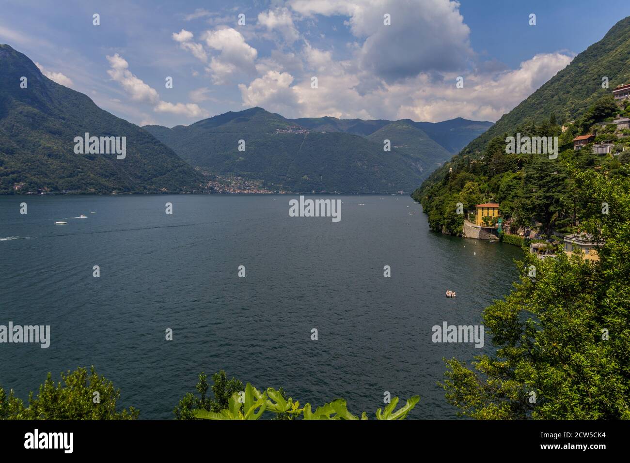 The Nesso waterfall on the Como lake Stock Photo - Alamy