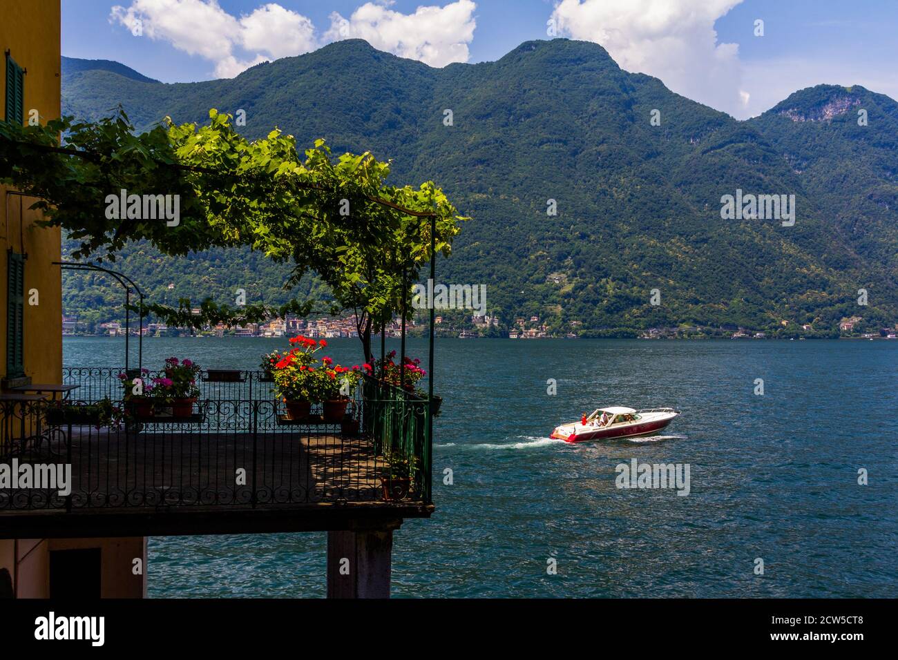 The Nesso waterfall on the Como lake Stock Photo - Alamy