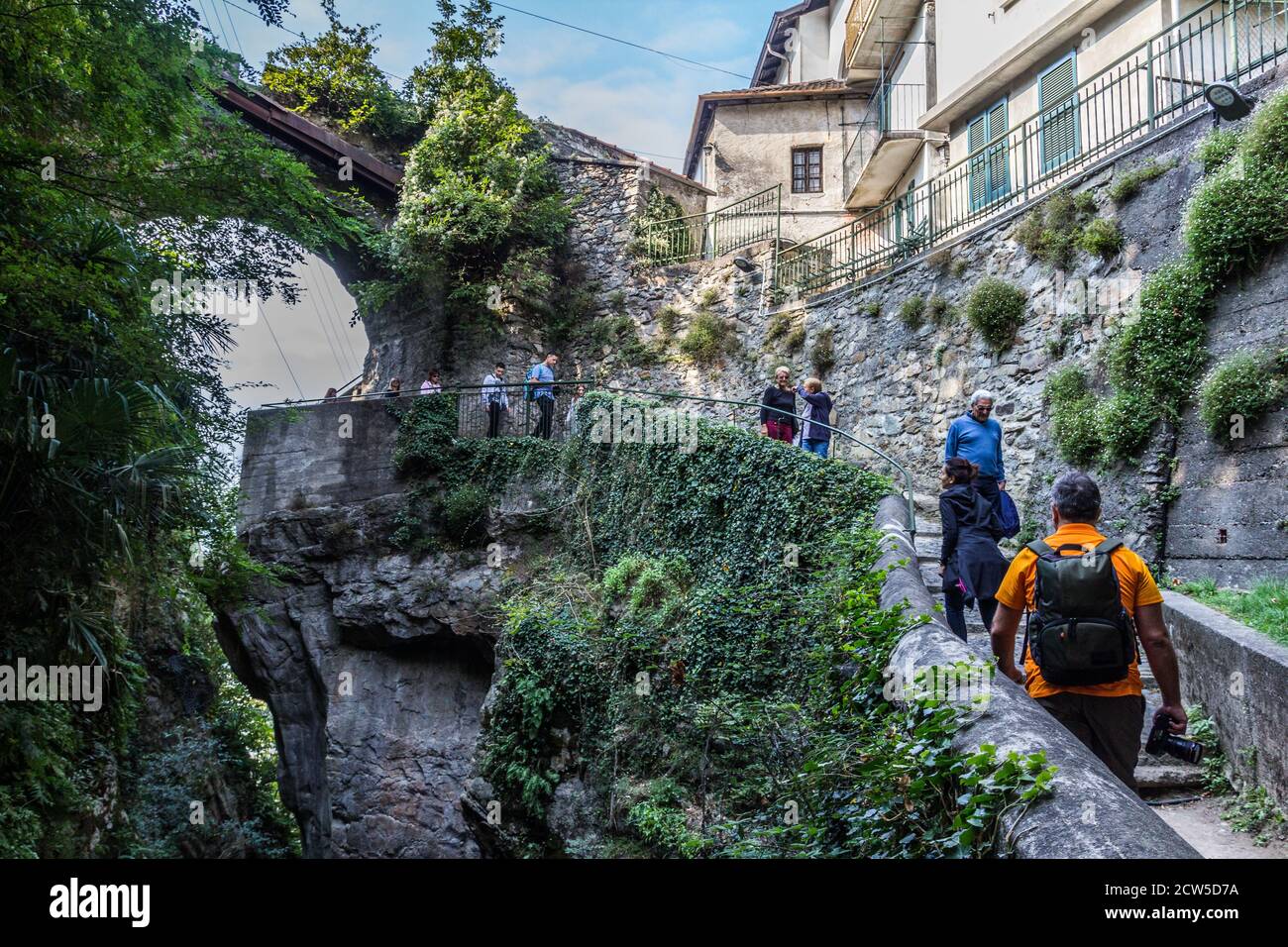 The Bellano Canyon on the Como Lake Stock Photo - Alamy