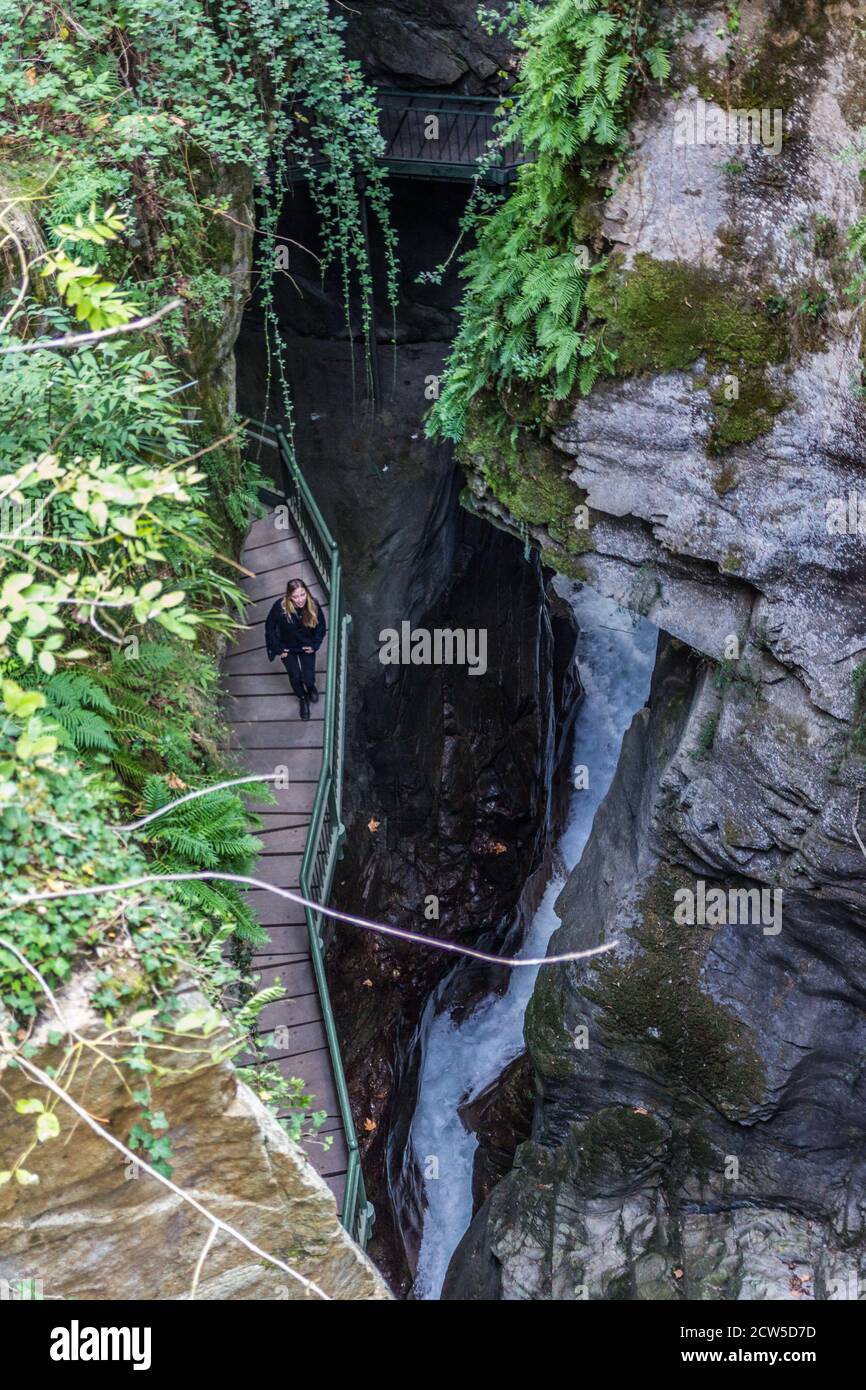 The Bellano Canyon on the Como Lake Stock Photo - Alamy