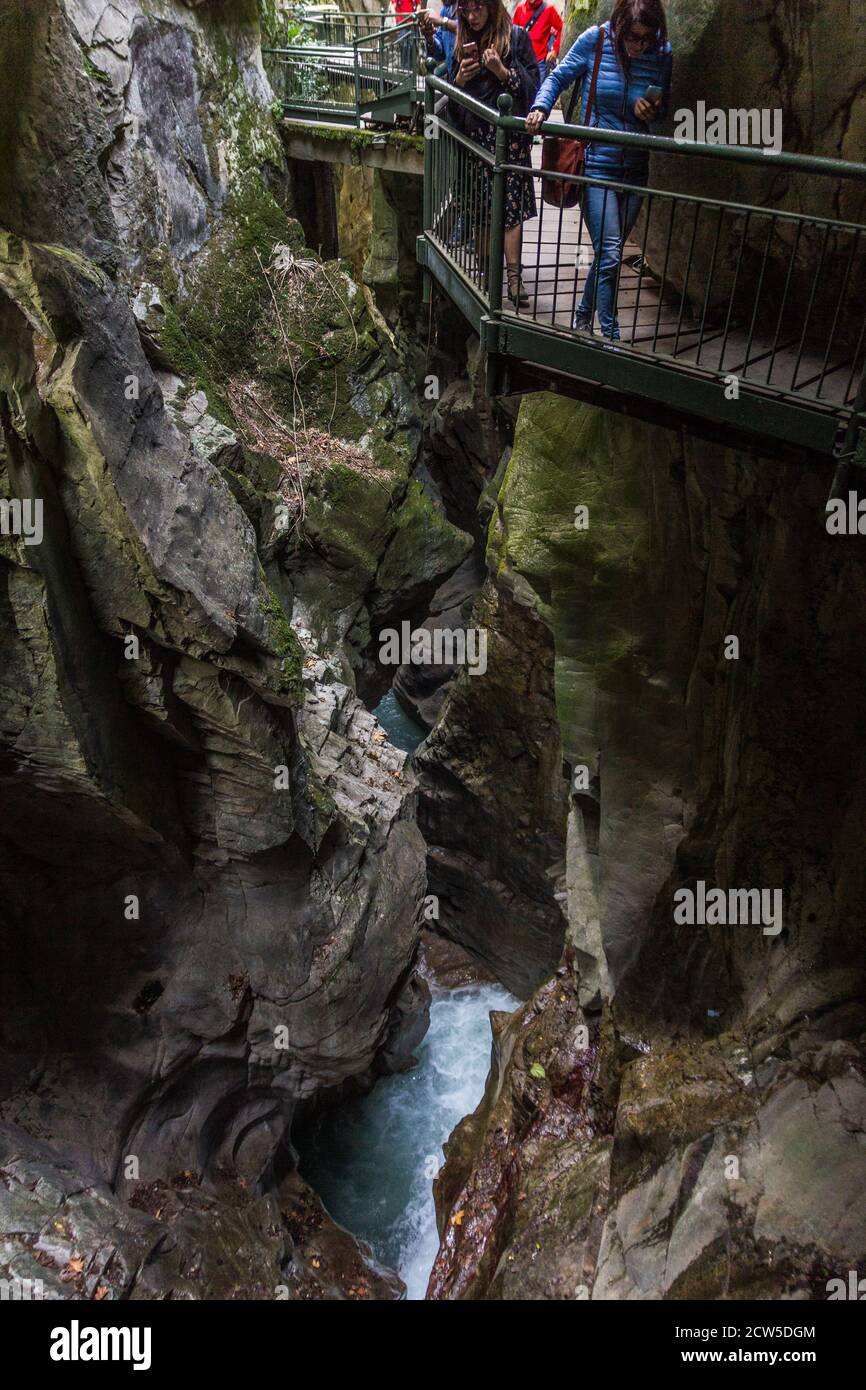 Bellano waterfall hi-res stock photography and images - Alamy