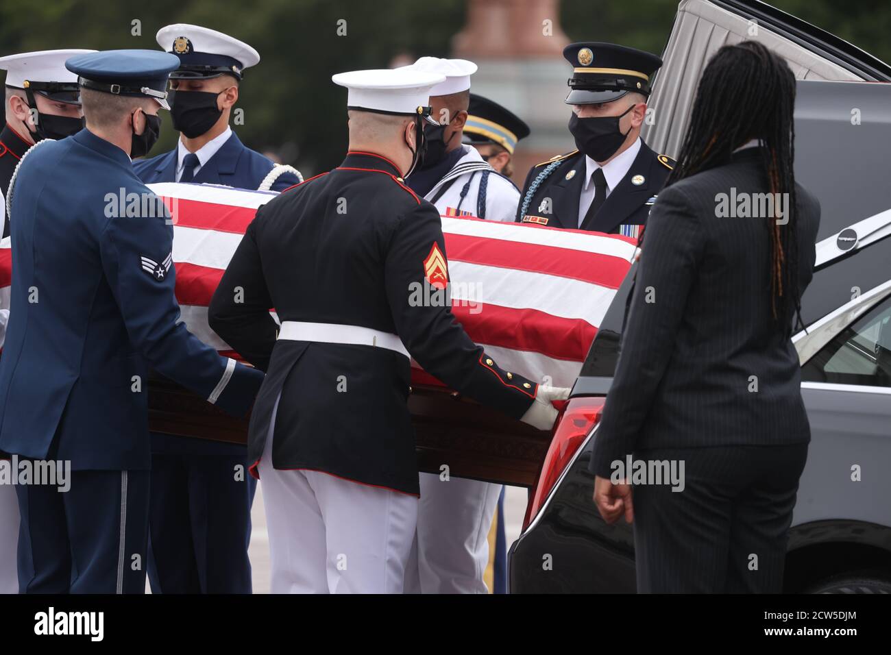 Washington, United States Of America. 25th Sep, 2020. The casket of the ...