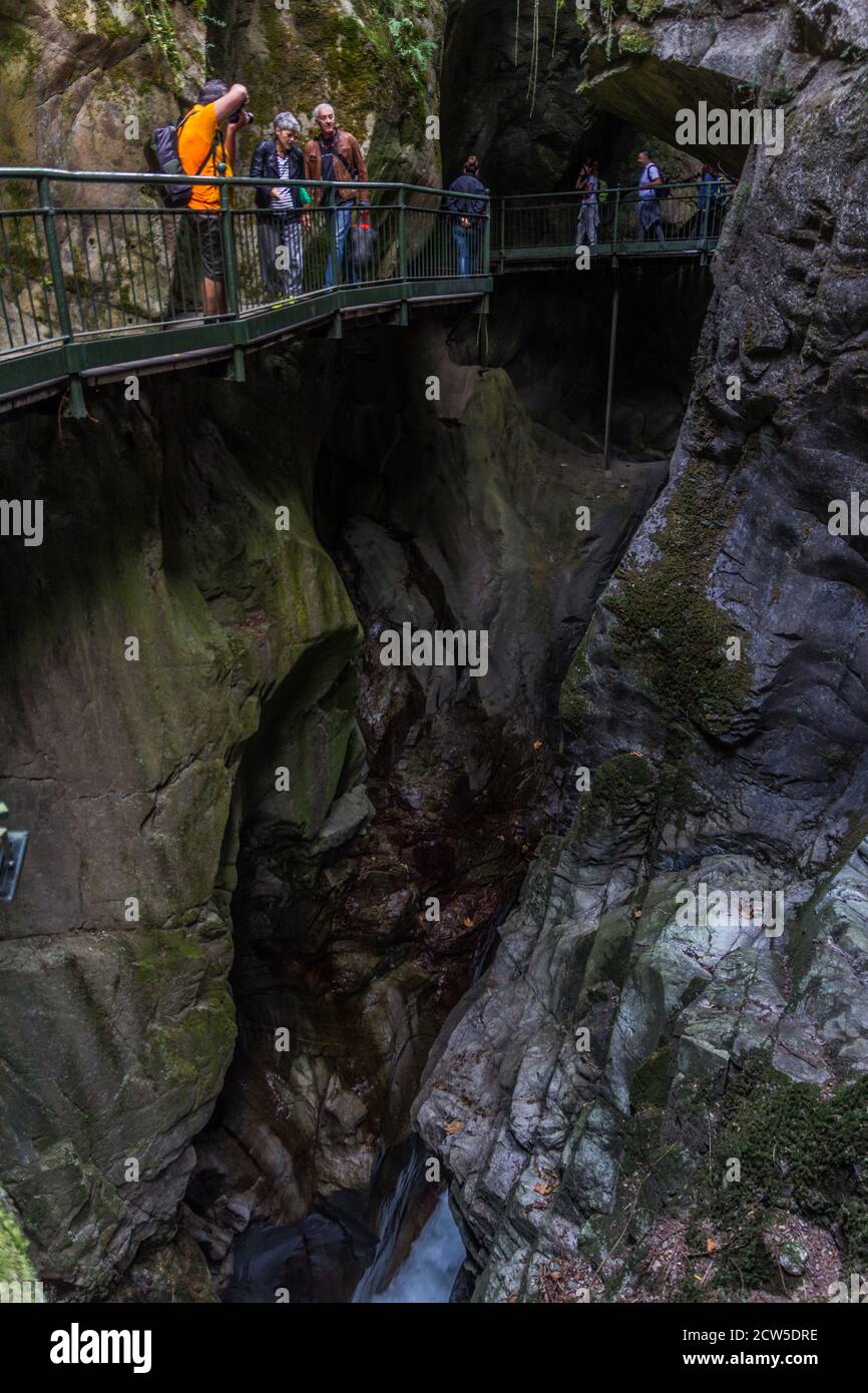 The Bellano Canyon on the Como Lake Stock Photo - Alamy