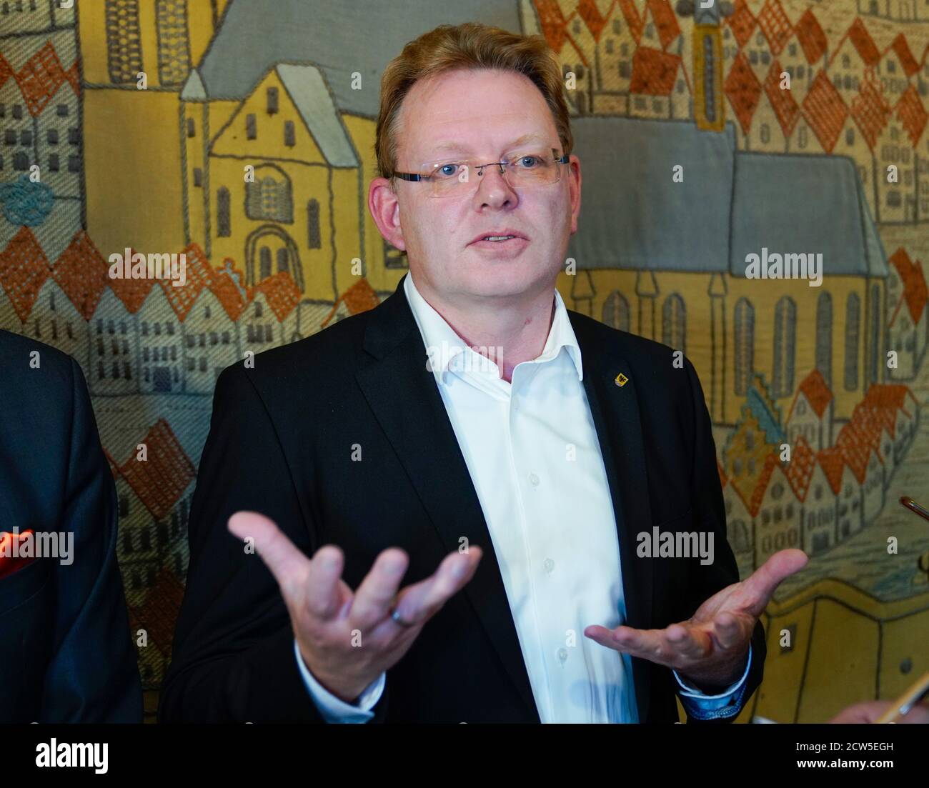 Dortmund, 27.9.2020: Andreas Hollstein (CDU), ist bei der ...