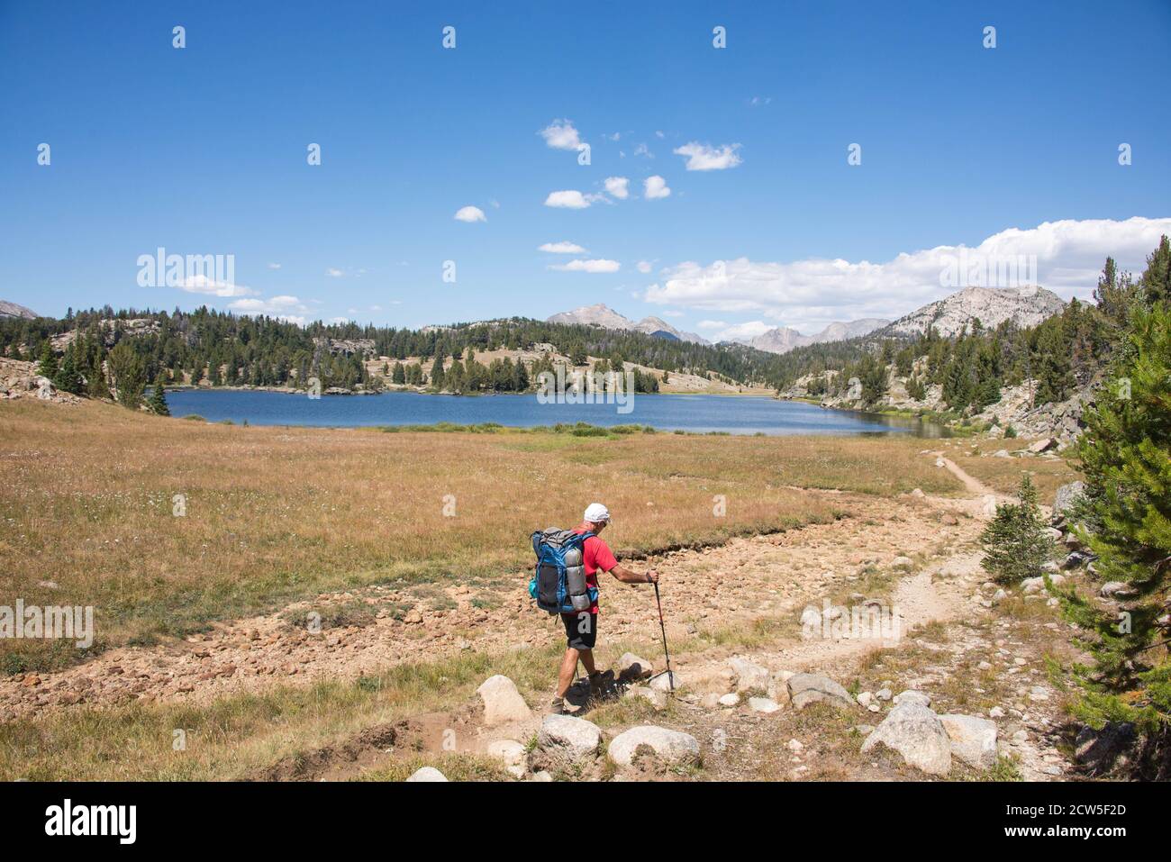 Hiking in wind river range hi-res stock photography and images - Alamy
