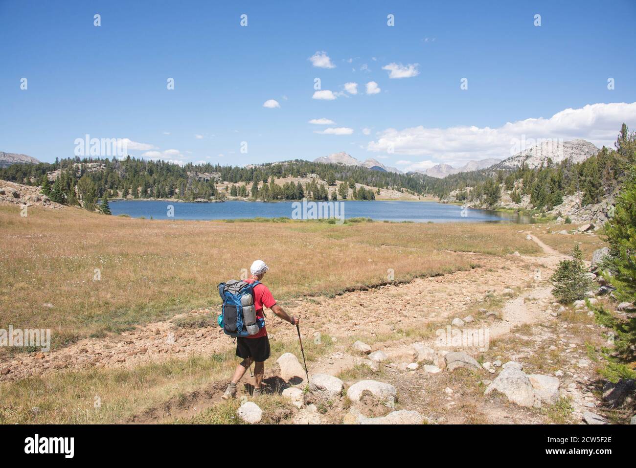 Hiking in wind river range hi-res stock photography and images - Alamy