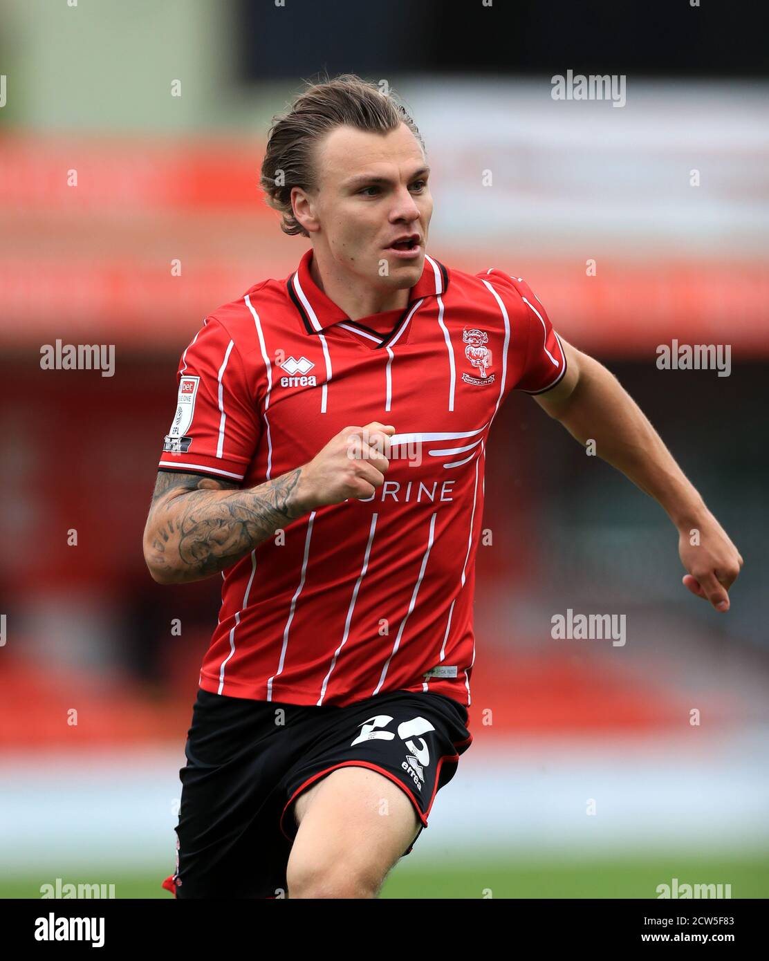 Lincoln City's Harry Anderson during the Sky Bet League One match at ...