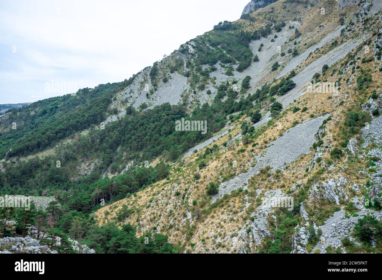 hiking in the French Riviera back country in summer Stock Photo - Alamy