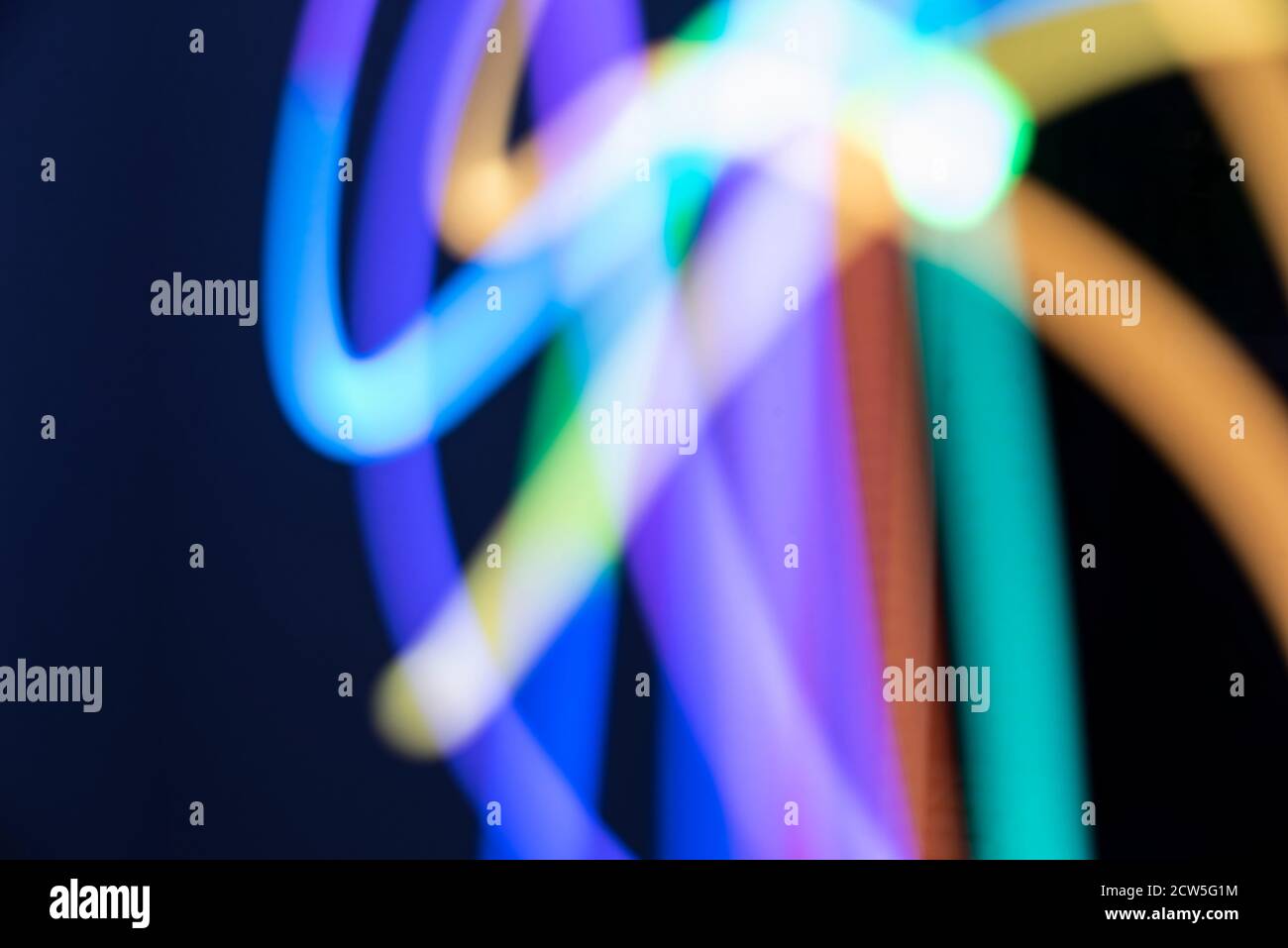 Abstract geometric tunnel neon lights hi-res stock photography and ...