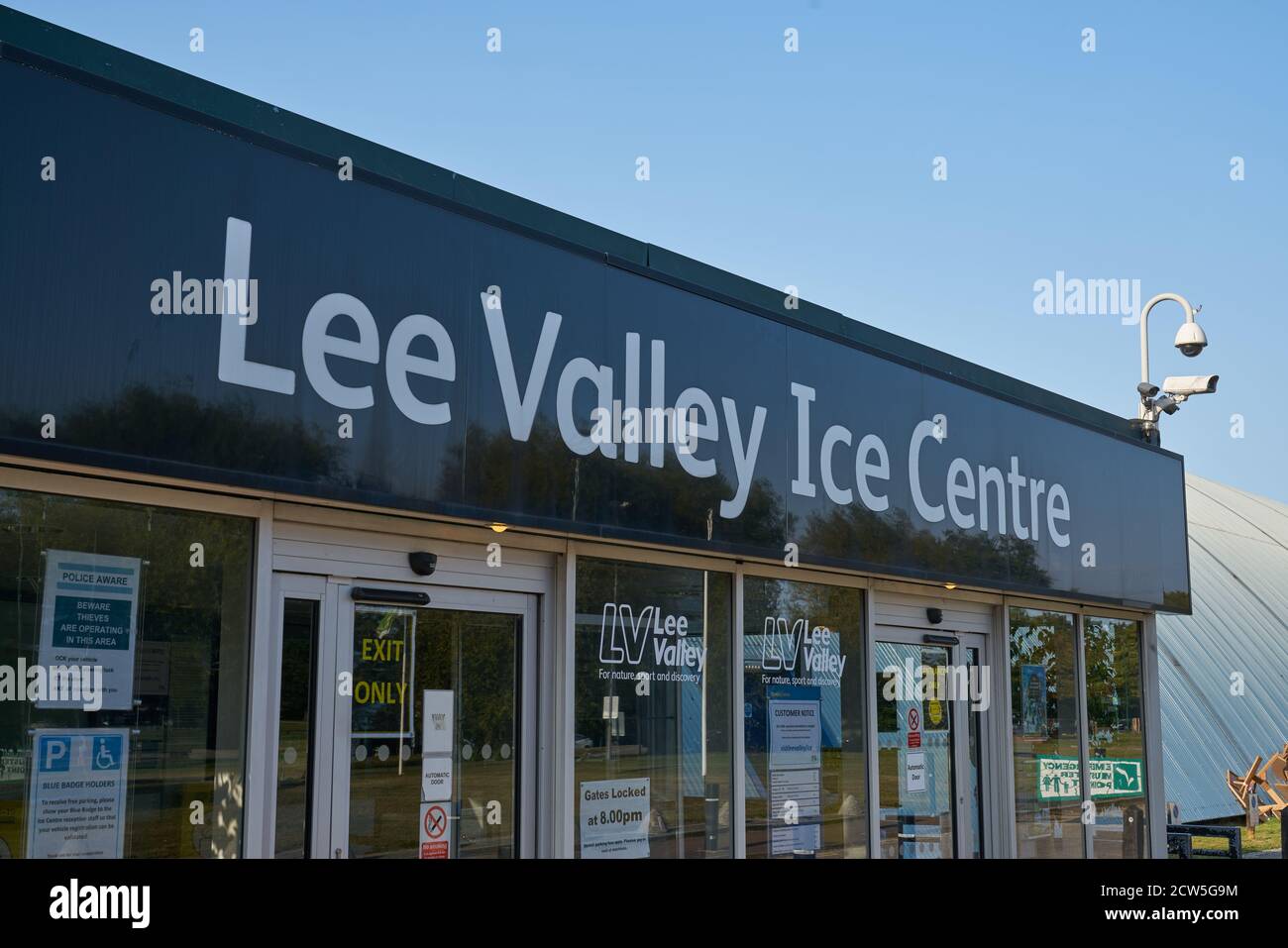 lee valley ice centre Stock Photo - Alamy
