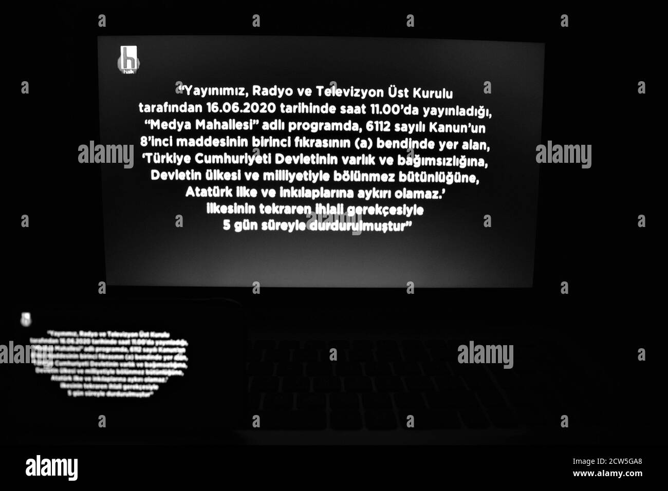 Broadcast interruption Black and White Stock Photos & Images - Alamy