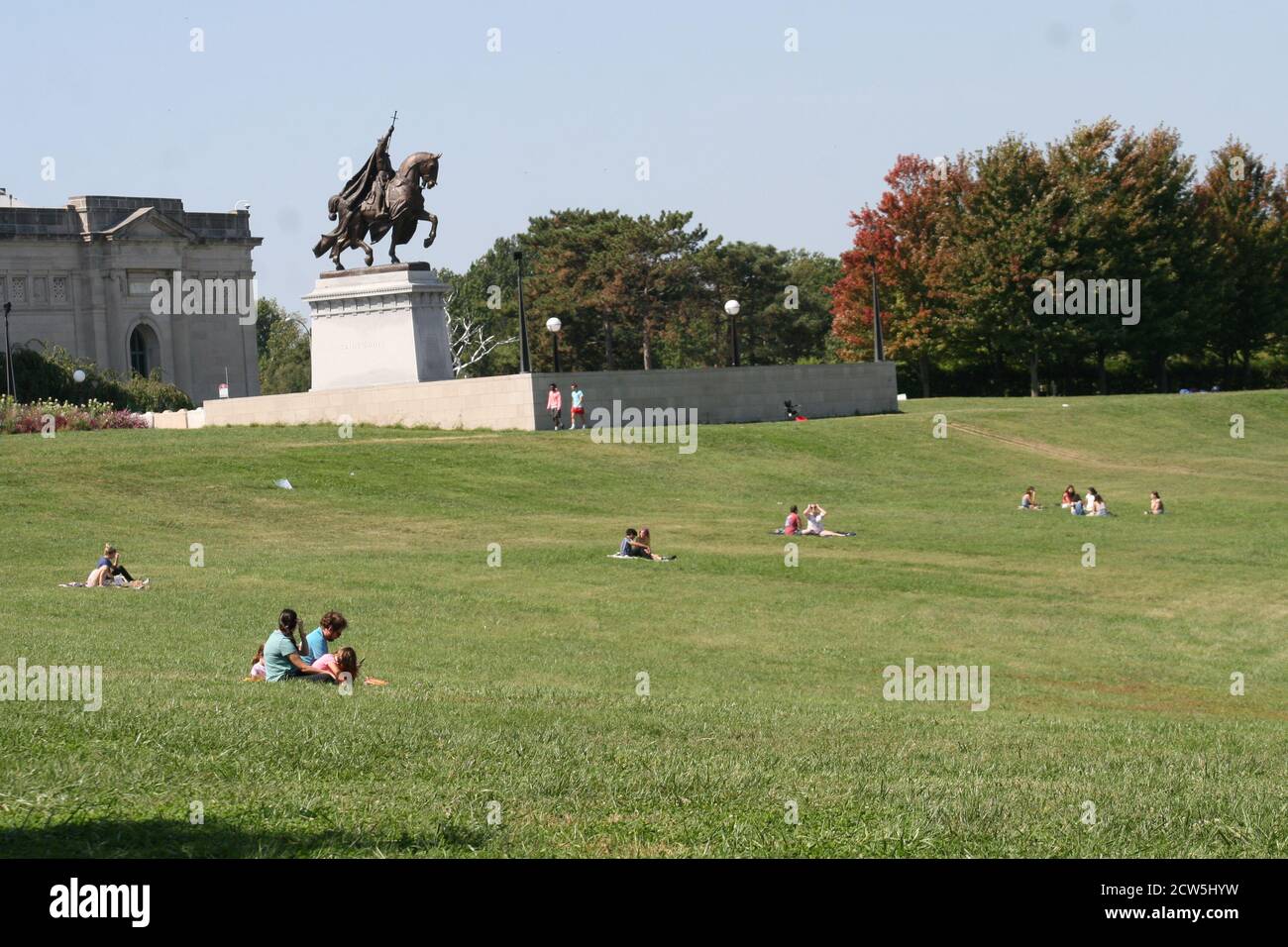 Art Hill in Forest Park-St. Louis, Missouri, USA Stock Photo - Alamy