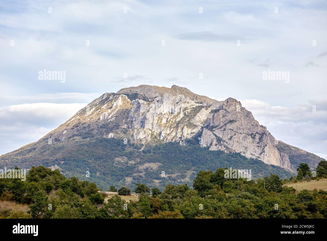 Mount Bugarach, Corbieres Massif, Southern France Stock Photo - Alamy