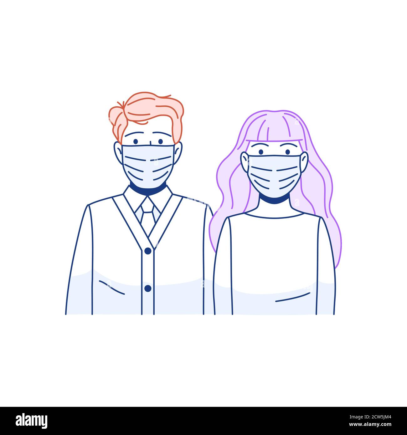 Contamination woman Stock Vector Images - Alamy