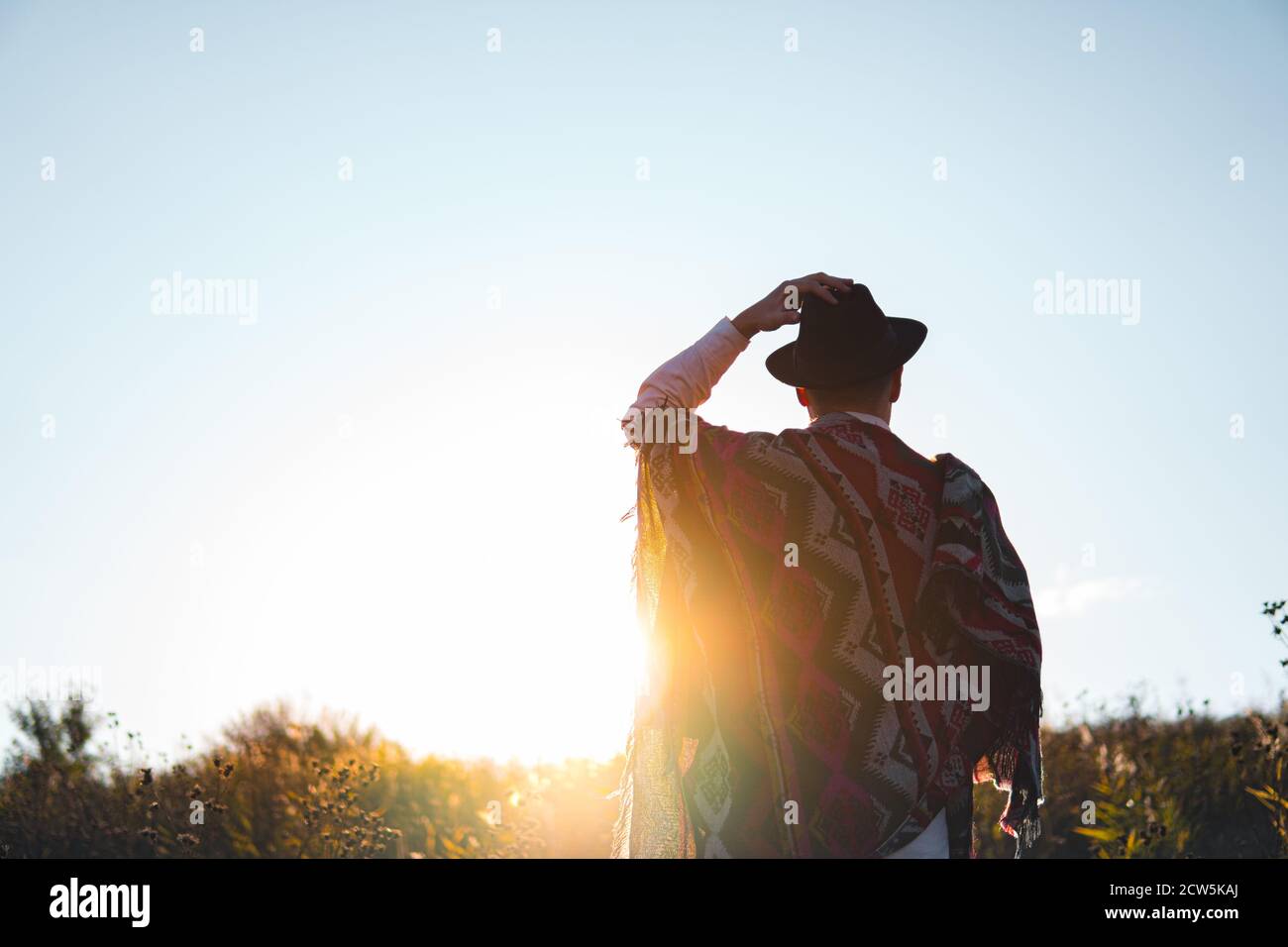 Person in hat hi-res stock photography and images - Alamy