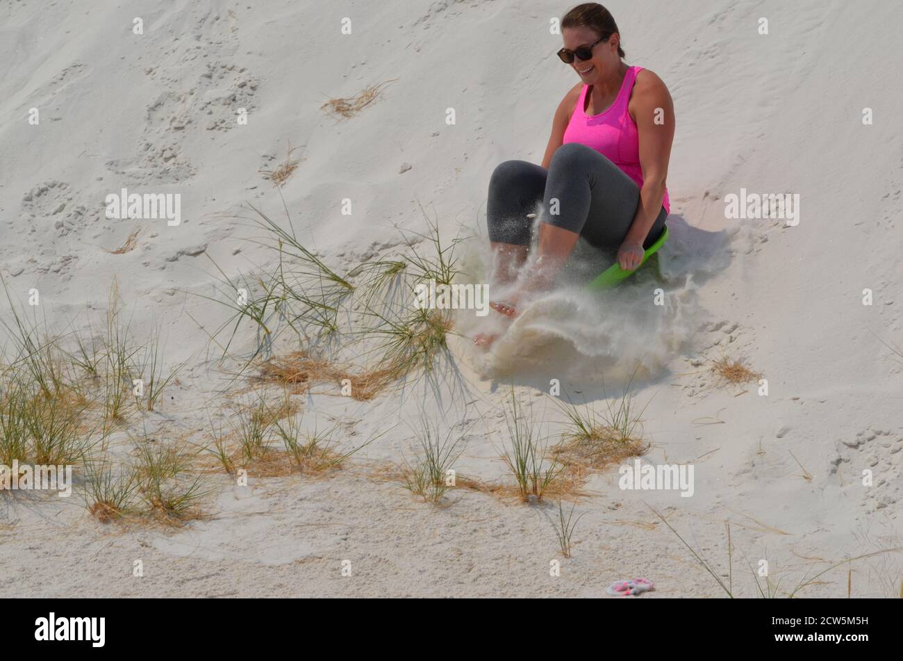 Sand Sledding Run Stock Photo - Alamy