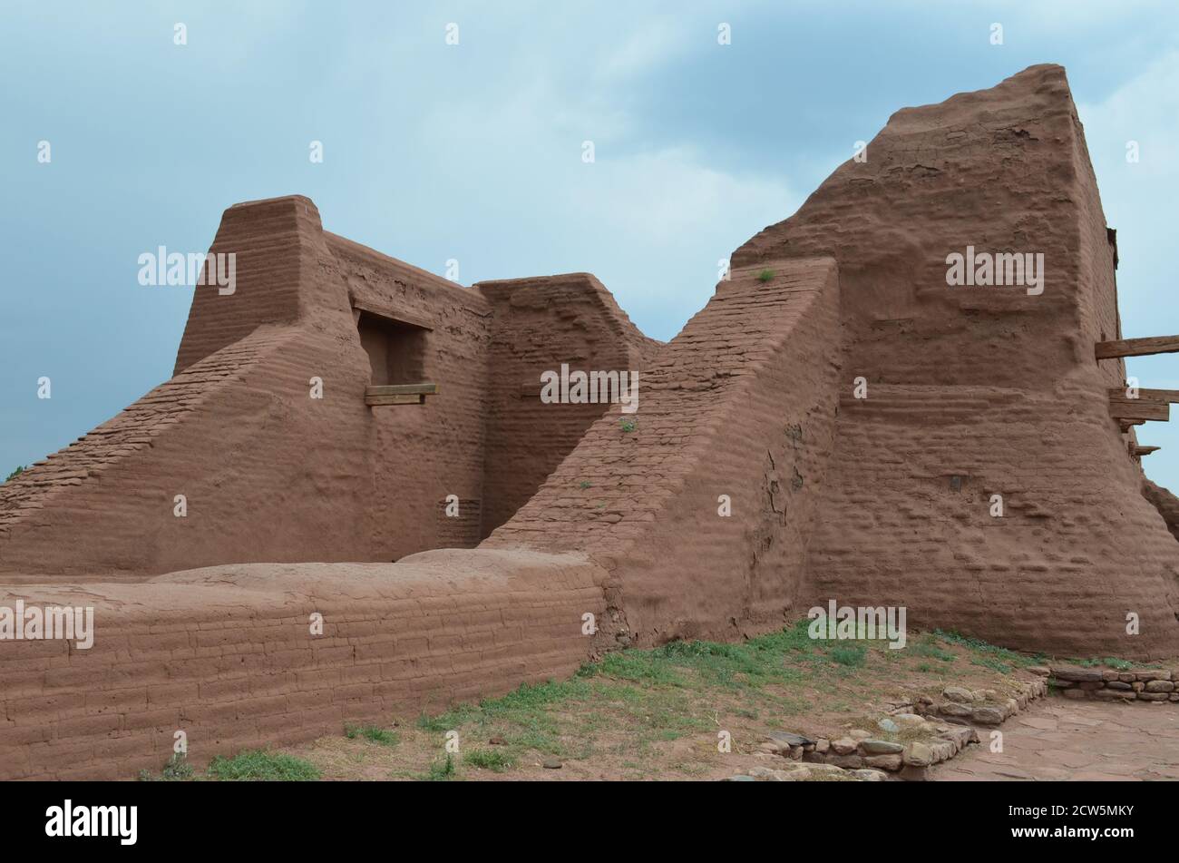 Pecos pueblo and mission church hi-res stock photography and images - Alamy