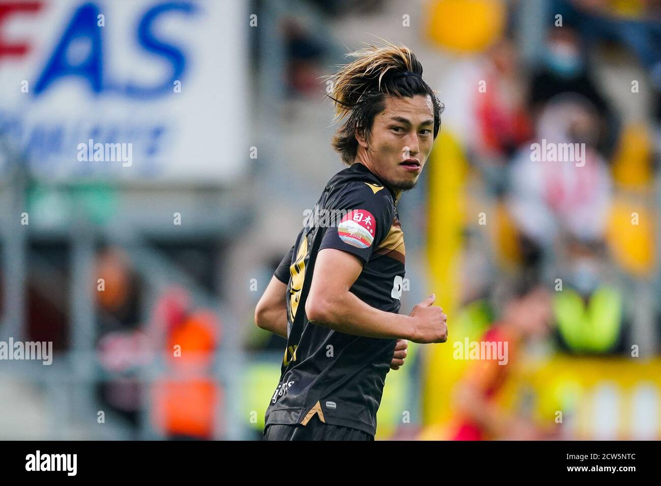 MECHELEN, BELGIUM - SEPTEMBER 26: Yuma Suzuki of Sint Truiden VV during ...