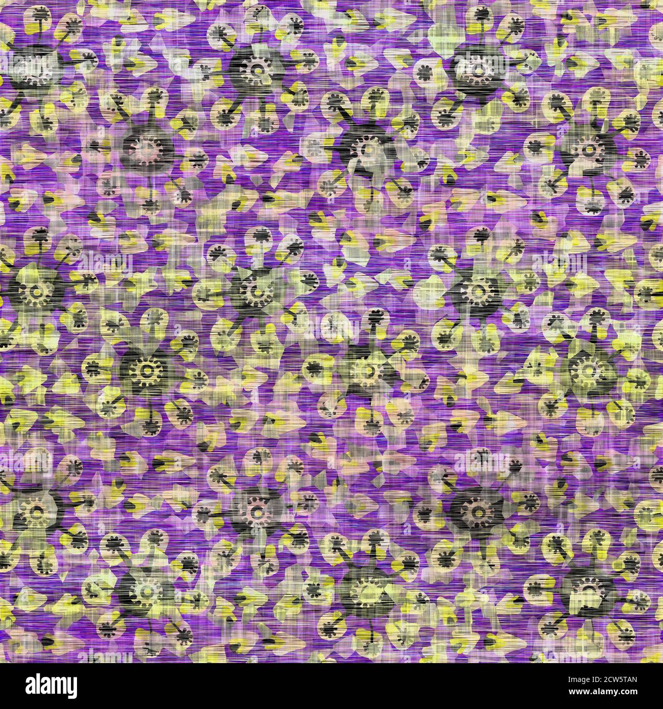 Seamless distressed mottled tie dye floral texture background ...