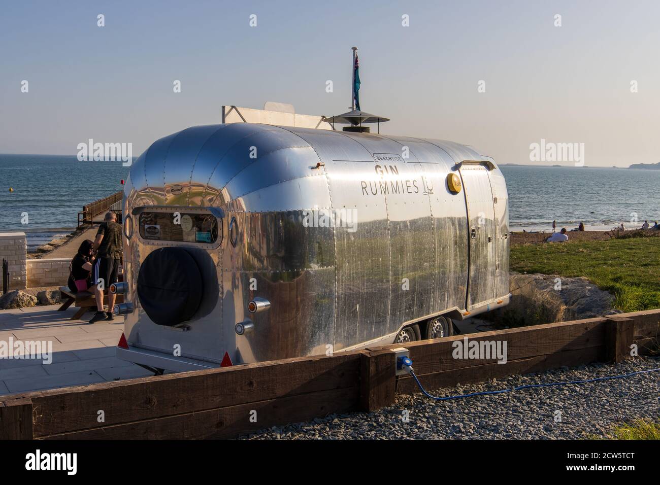 Gin Rummies Trailer Bar, at Beachside Cafe, Bowleaze Cove, Weymouth ...