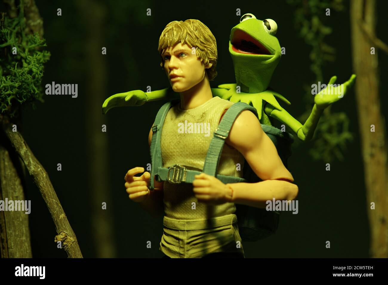 Yoda and luke skywalker hi-res stock photography and images - Alamy