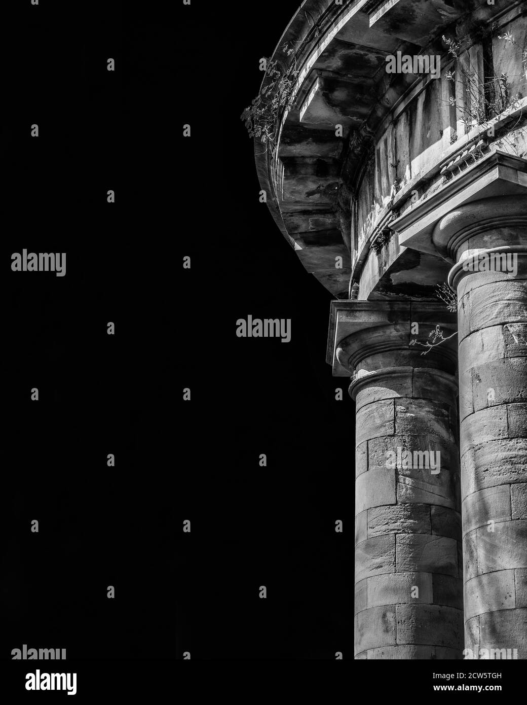 Ancient architecture. The stone temple-cistern of Lucca old aqueduct ...
