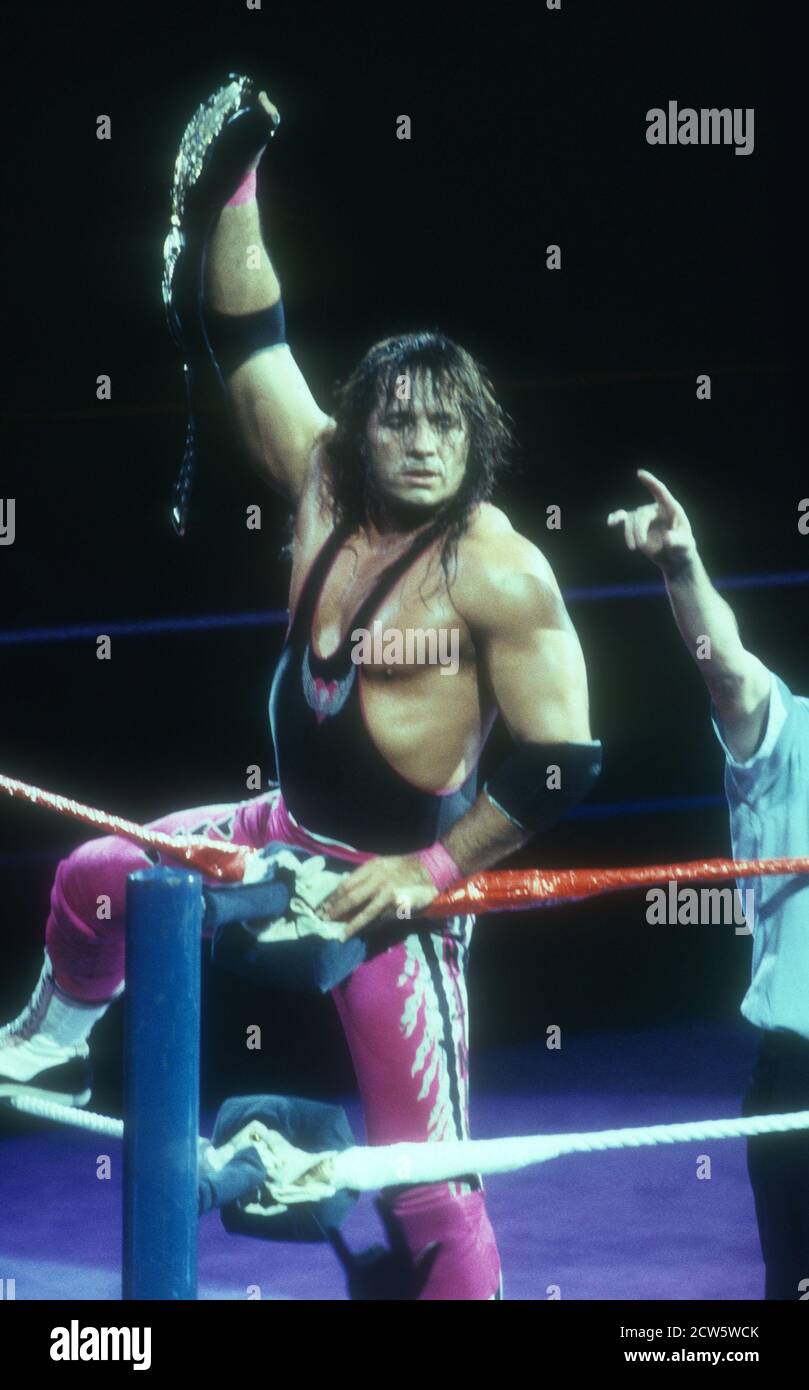 Brett Hart, 1994, Photo By John Barrett/PHOTOlink Stock Photo - Alamy