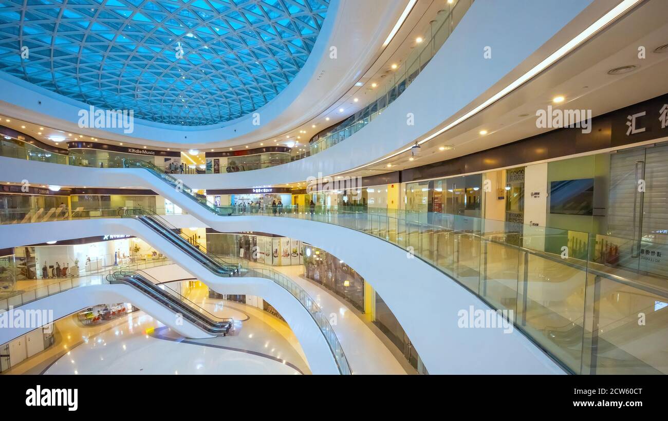 Beijing, China - Jan 9 2020: Galaxy Soho Building is an urban complex ...