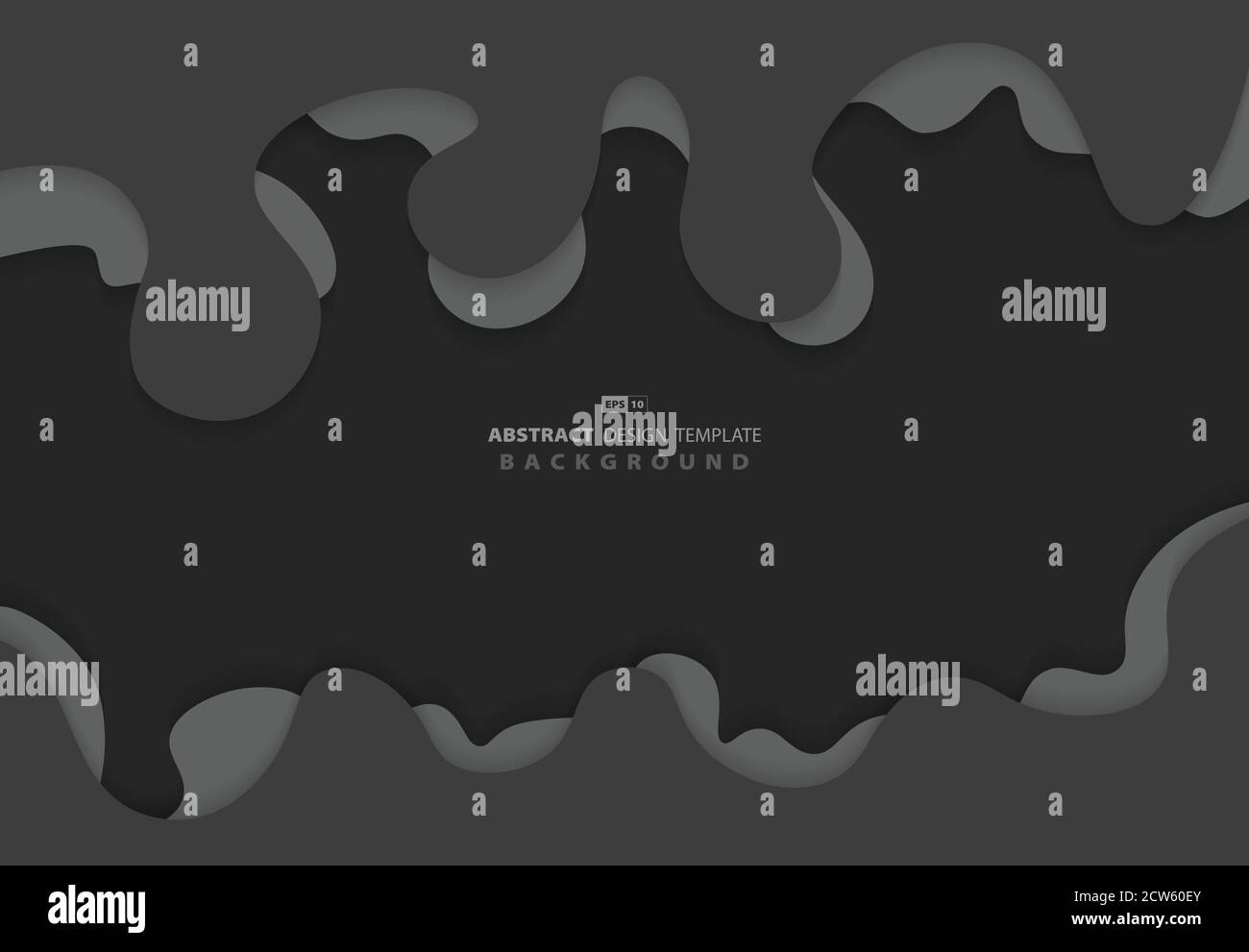 Abstract of white and gray pattern design fluid template background ...