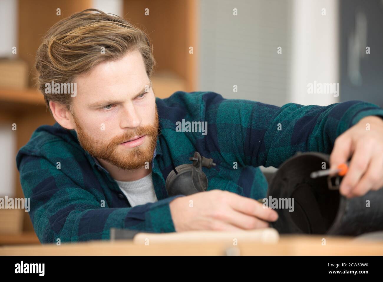 Carpenters in workshop model hi-res stock photography and images - Alamy