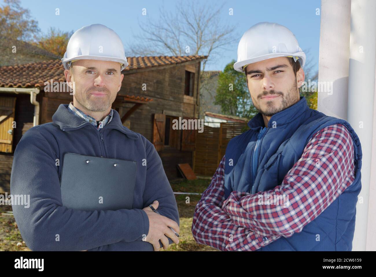 Portrait two professional architects hi-res stock photography and ...