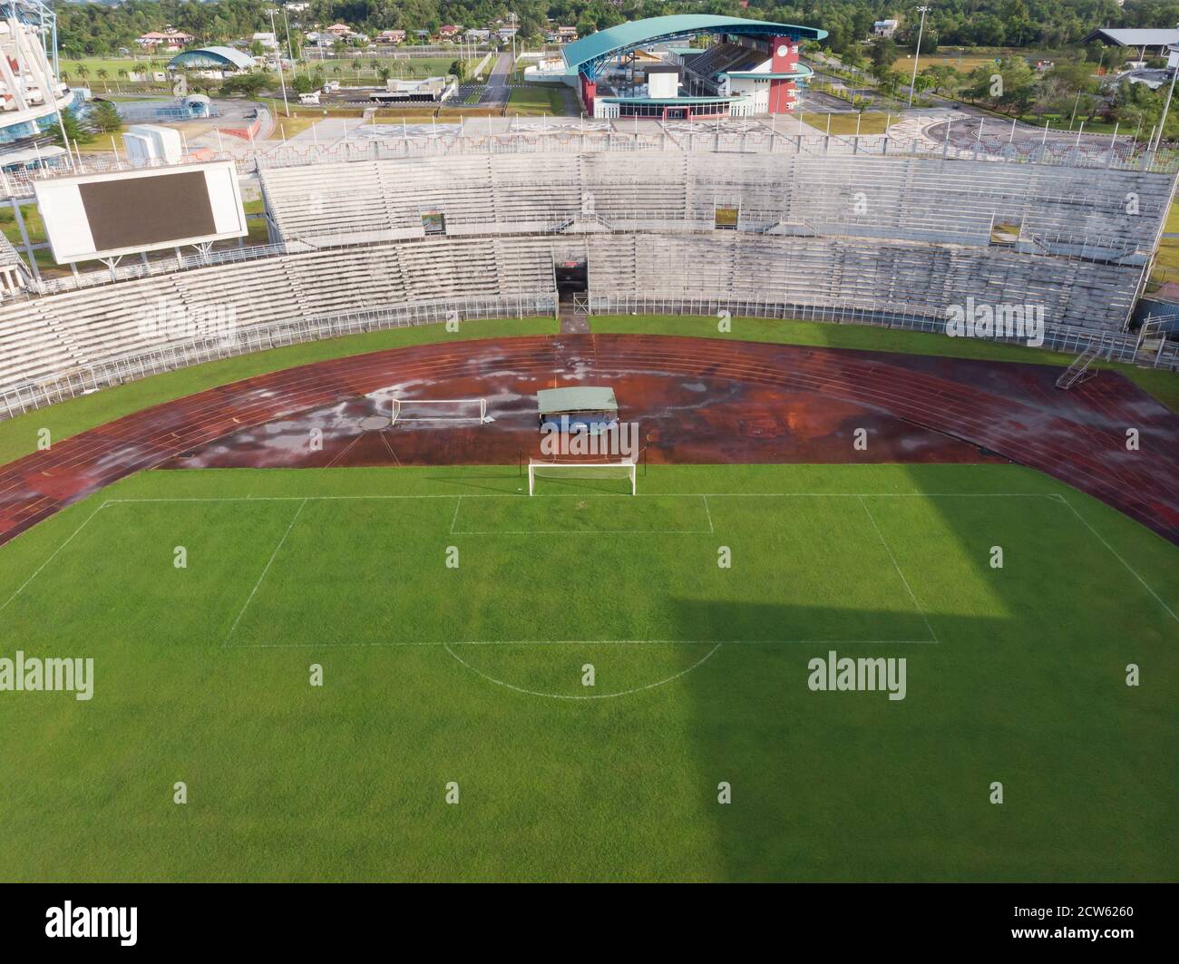 Top Down aerial view of Sarawak State Stadium or Locally known as ...