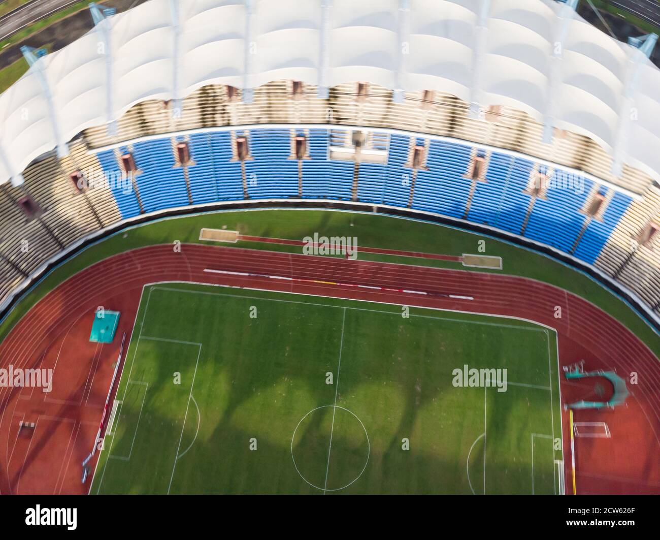 Top Down aerial view of Sarawak State Stadium or Locally known as ...