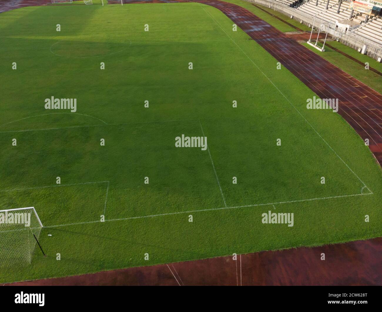 Top Down aerial view of Sarawak State Stadium or Locally known as ...