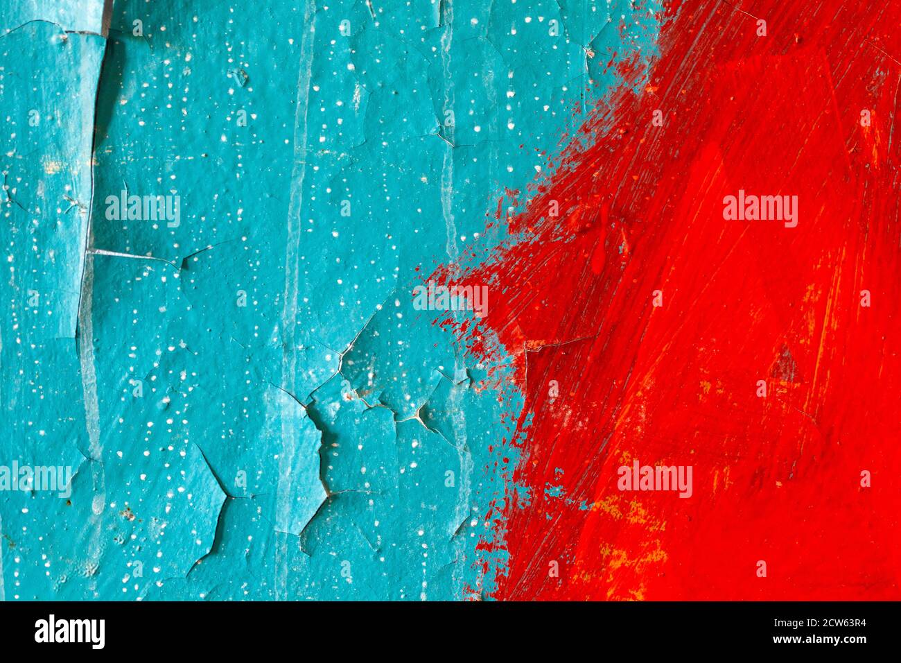 stone wall with blue and red paint. background for designer Stock Photo ...