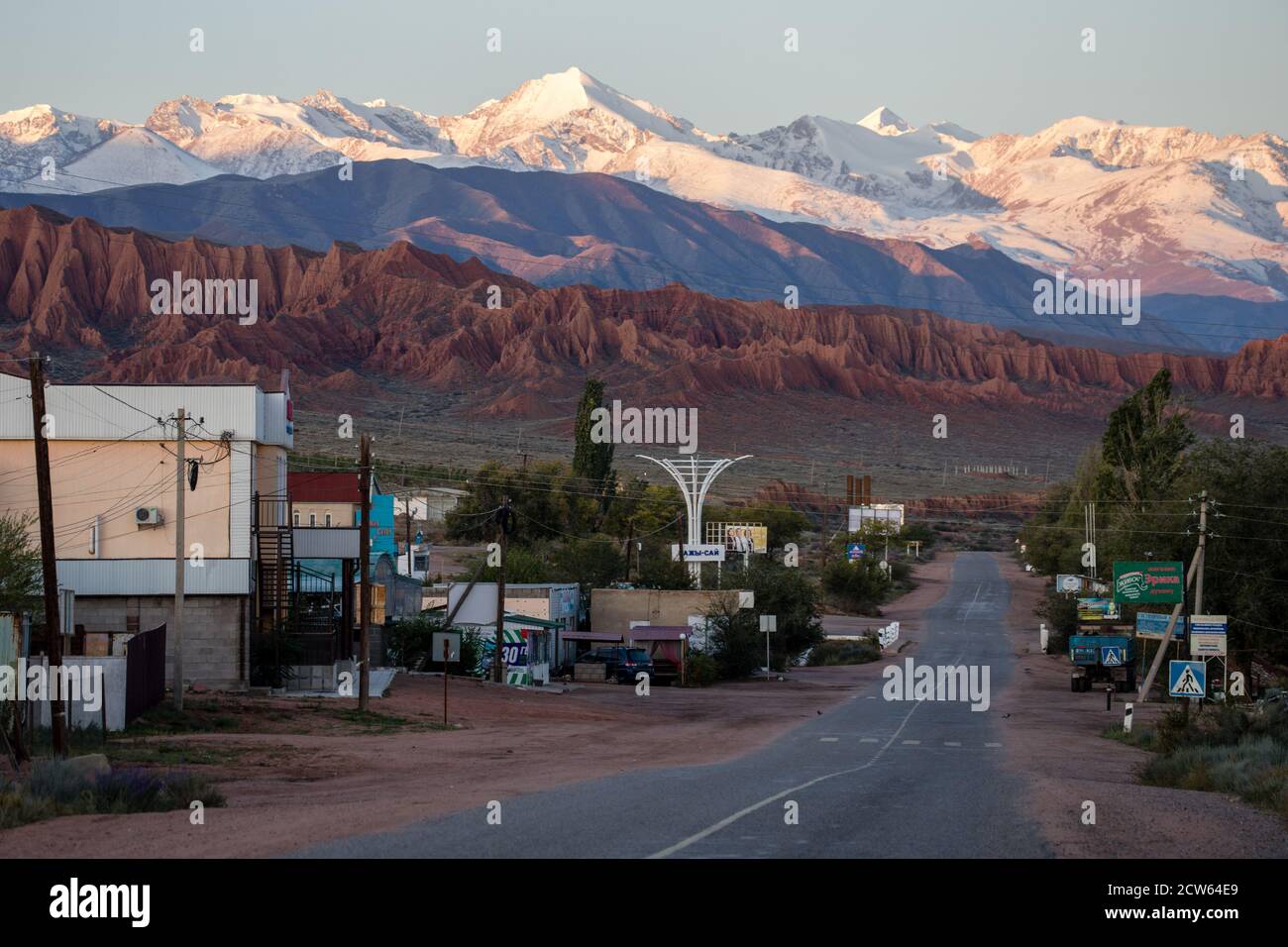 Drone photography from the South Shore of Kyrgyzstan's Issyk Kol Lake ...