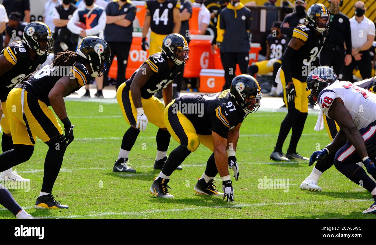 Pittsburgh, PA, USA. 27th Sep, 2020. Cameron Heyward #97 during the ...