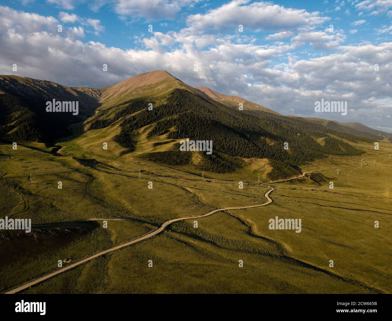 Drone photography from the South Shore of Kyrgyzstan's Issyk Kol Lake ...