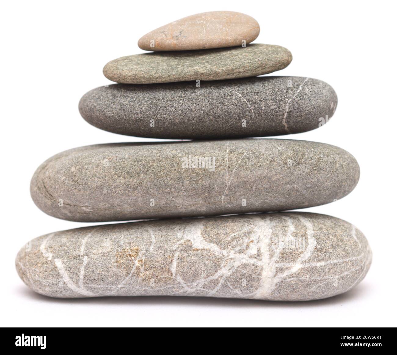 Balancing stones isolated on white background Stock Photo - Alamy